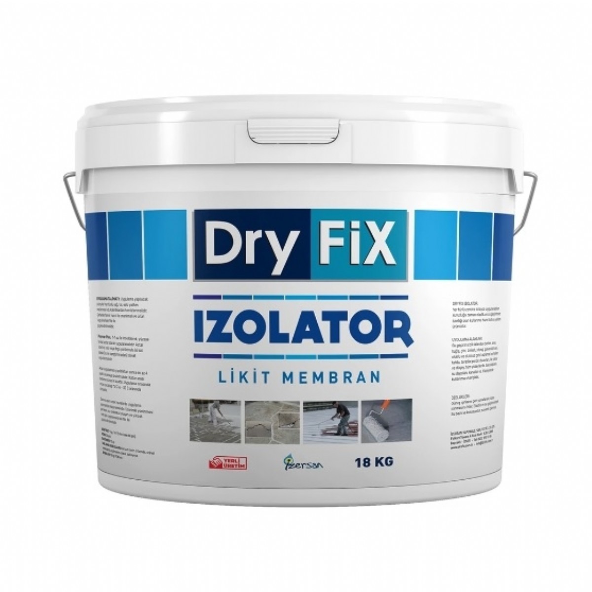 Dryfix İzolator Beyaz Elastomerik Su Yalıtım Ürünü 18 Kg Uv - Su ...